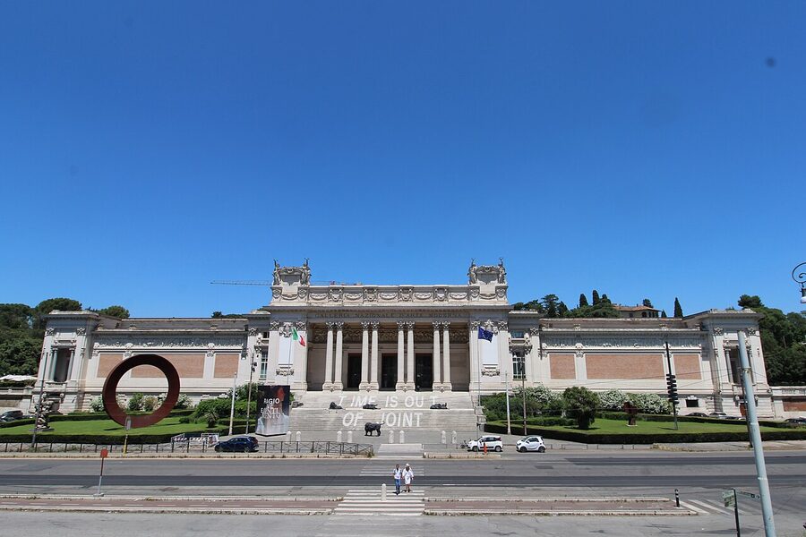 Galleria Nazionale d'Arte Moderna on Viale delle Belle Arti, Rome