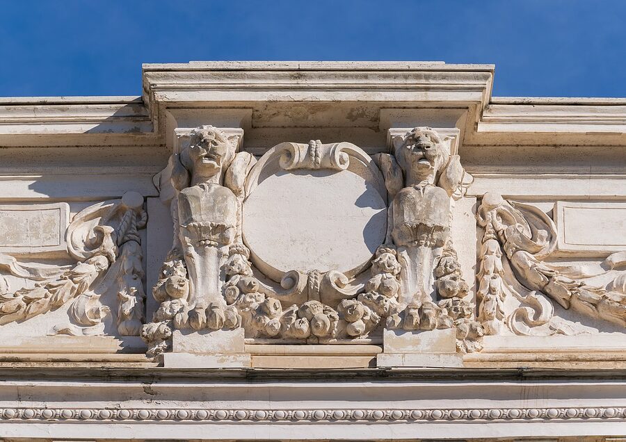 GNAM southern facade detail Rome