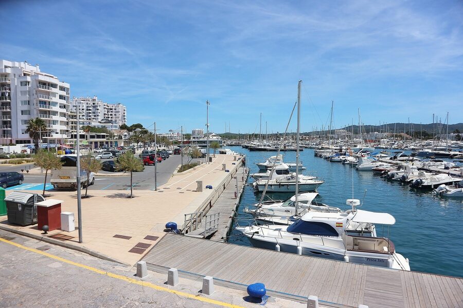 Sant Antoni port Ibiza Spain