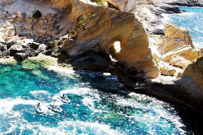 Jet ski tour from San Antonio (Ibiza) to Atlantis - Route and Highlights