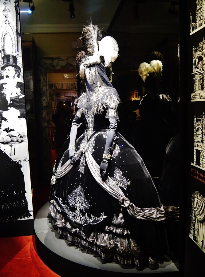 Exhibit room inside the Museo Teatrale alla Scala in Milan