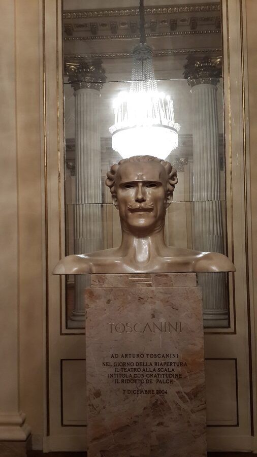 Bust of Arturo Toscanini at La Scala by Adolfo Wildt