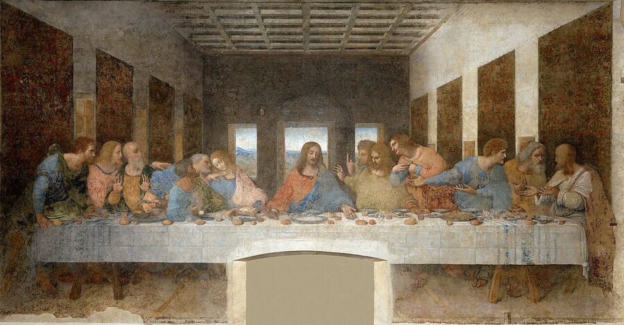 Full reproduction of Leonardo da Vinci's The Last Supper