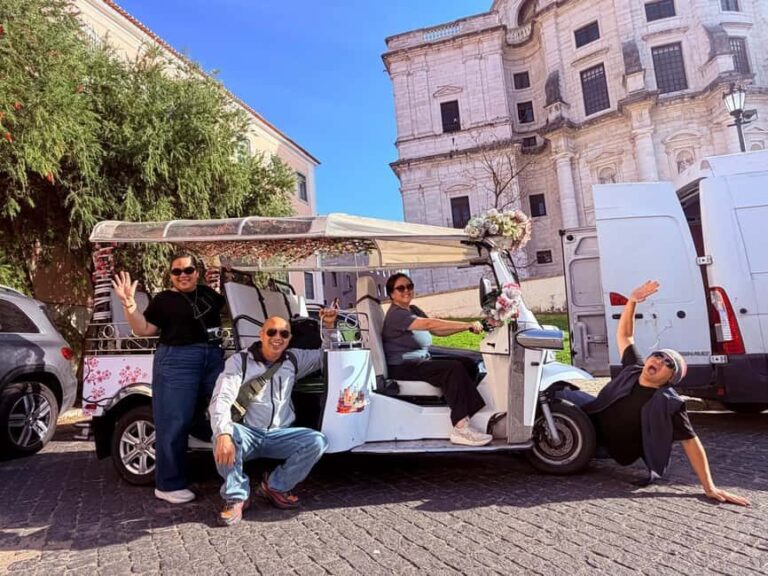 Lisbon: City Tour by Tuk Tuk with Free Souvenir - Why a Tuk Tuk Tour Is a Great Choice in Lisbon