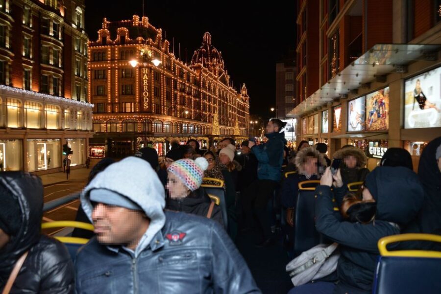 London: Open-Top Night Time bus tour for Group of up to 10 - The Practical Details