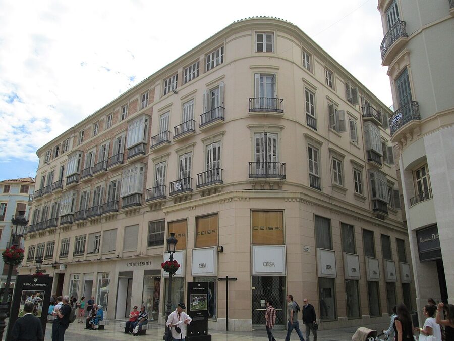 Calle Larios pedestrian street Málaga