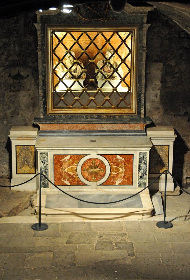 Mamertine Prison interior Tullianum Rome