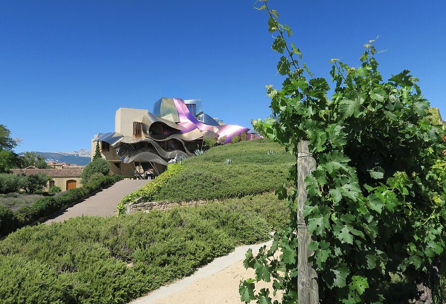Hotel Marqués de Riscal designed by Frank Gehry in Elciego
