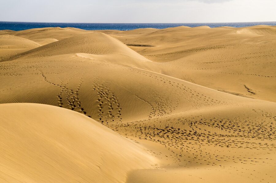 Maspalomas desert sand dunes nature panorama