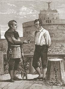 Historical image of Mastro Titta the Rome executioner