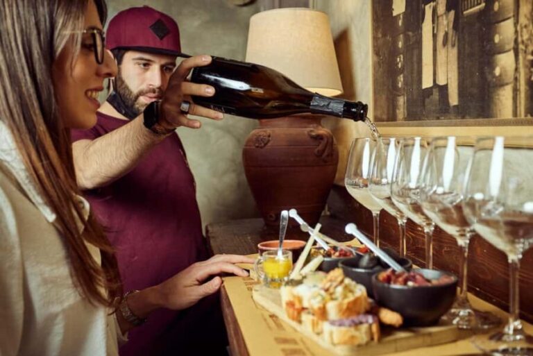 Montepulciano: Tasting of 3 Tuscan Wines from Small Producers - The Tasting Itself