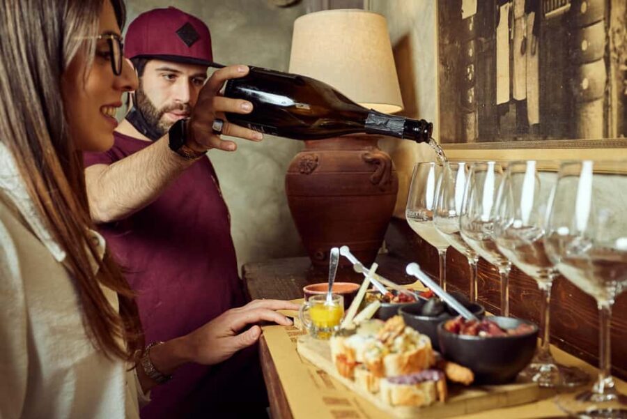 Montepulciano: Tasting of 3 Tuscan Wines from Small Producers - The Tasting Itself