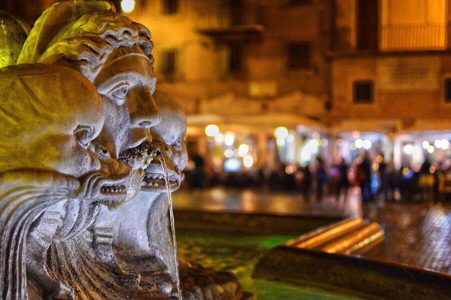 Moor Fountain in Piazza Navona, Rome