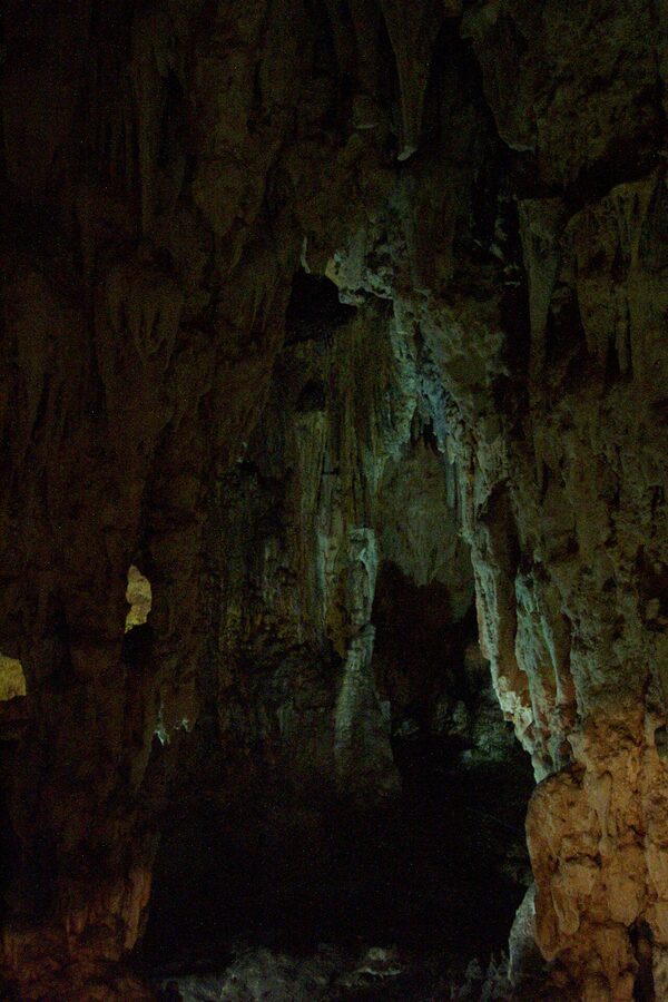The Cataclysm Hall pillar in the Caves of Nerja