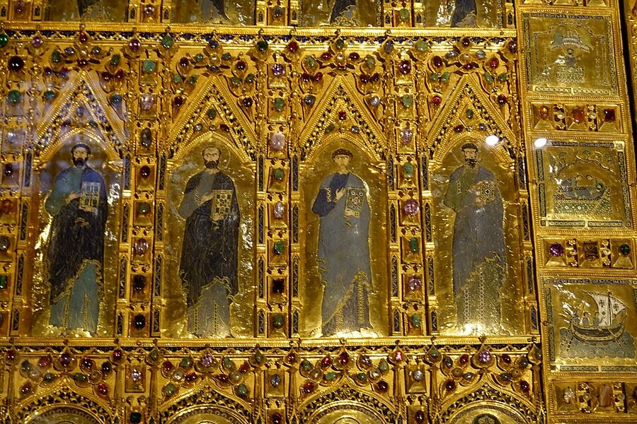 Pala dOro detail at St Marks Basilica Venice