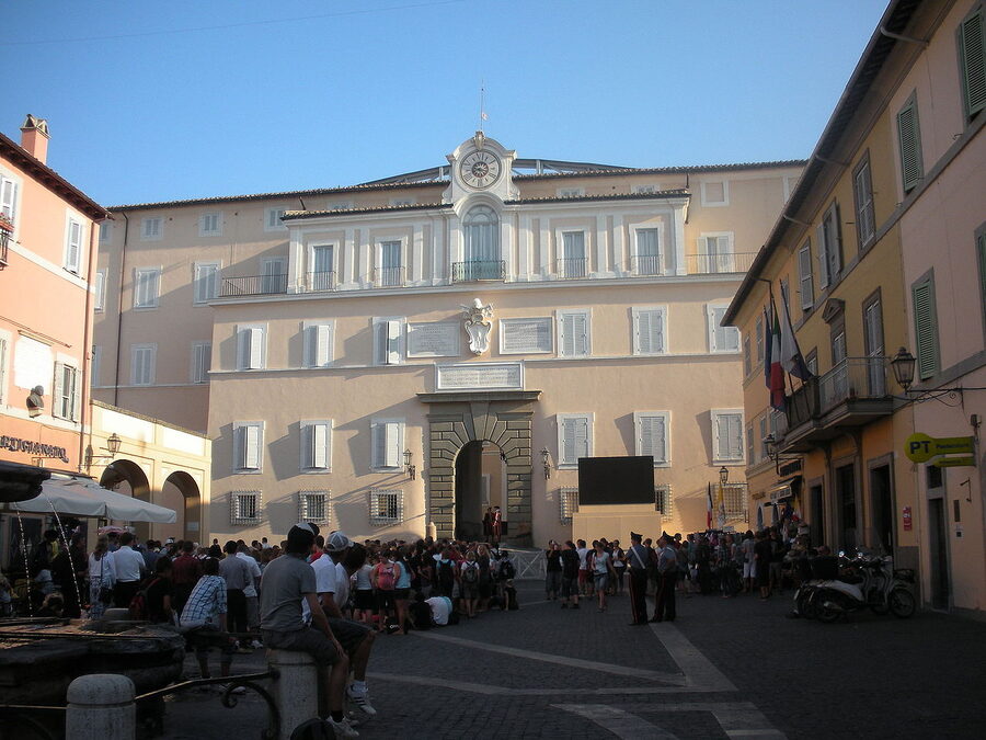 Palazzo Apostolico at Castel Gandolfo papal summer residence