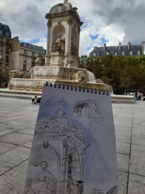 Paris: Plein Air Sketching Course, Drawing & Watercolor - Itinerary Breakdown and What You Can Expect