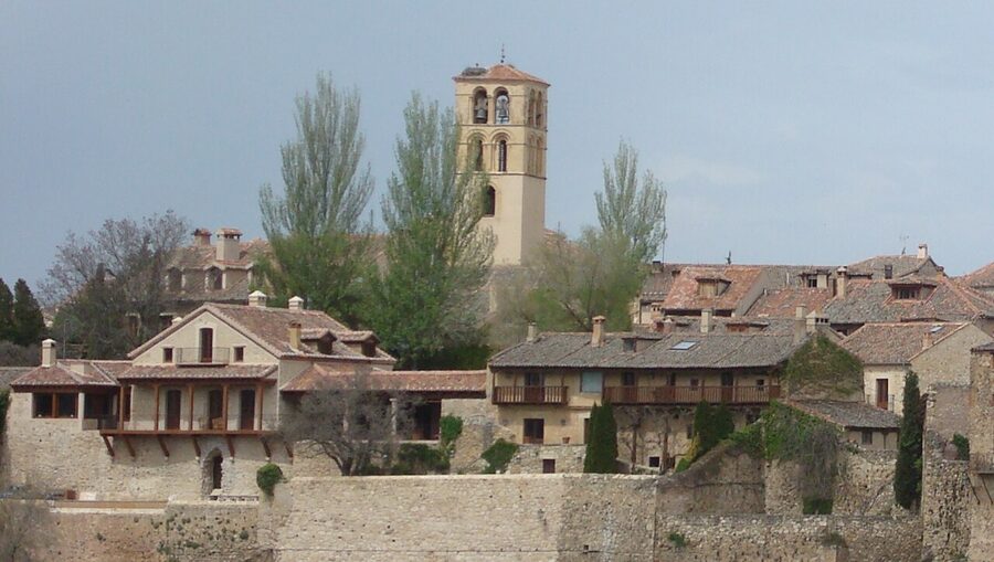 Pedraza walled village in Segovia province
