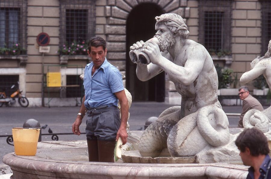 Fountain of the Moor in Piazza Navona, Rome