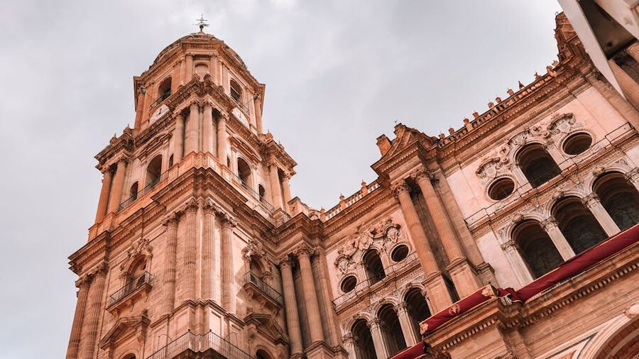 Málaga Cathedral towers over the old town