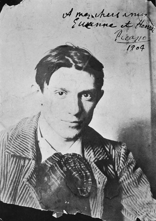 Pablo Picasso photographed in Paris in 1904