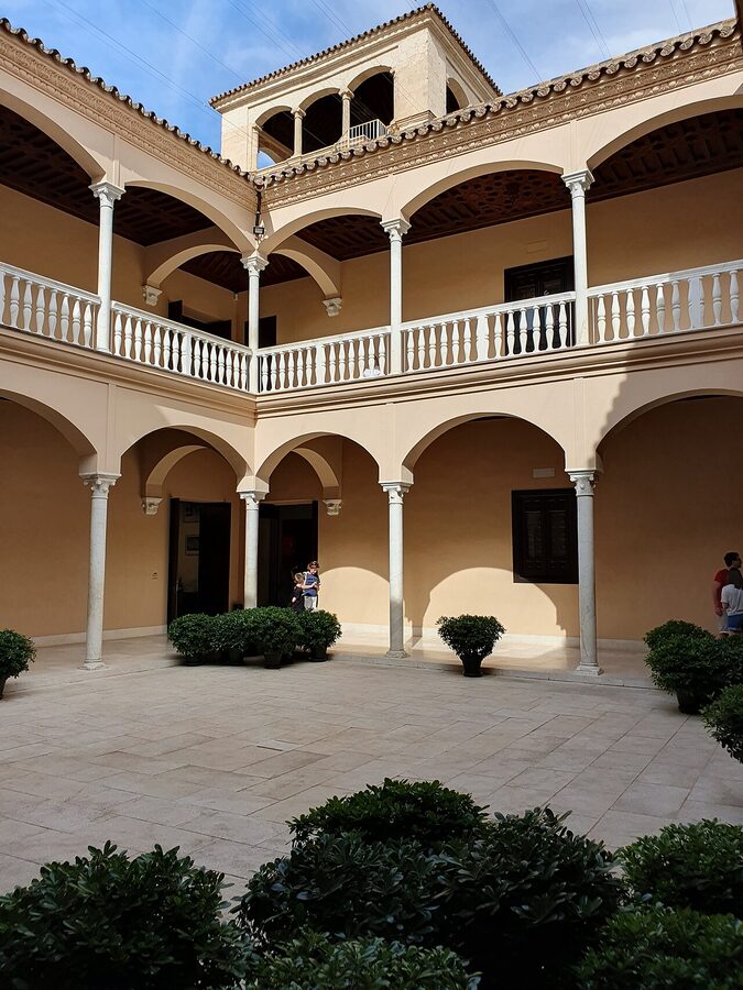 Courtyard inside the Museo Picasso Málaga
