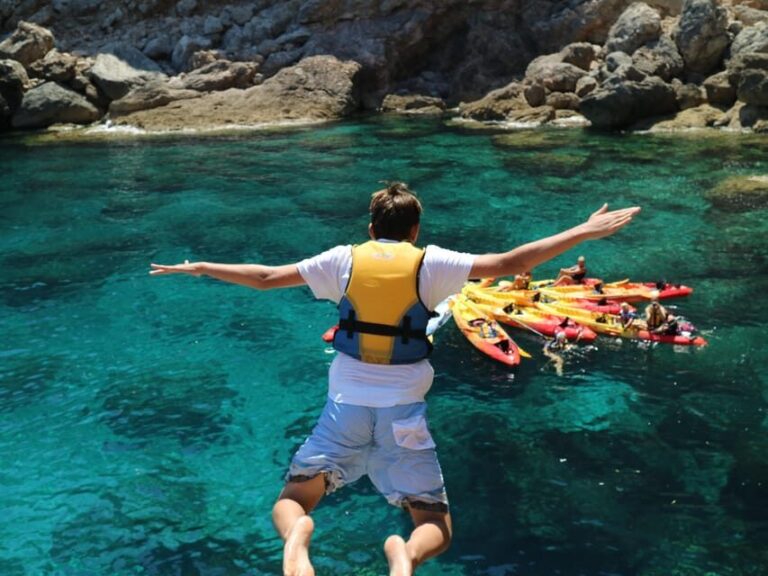 Pollença: Kayak and Coasteering Cliff Jumping - The Route and Highlights