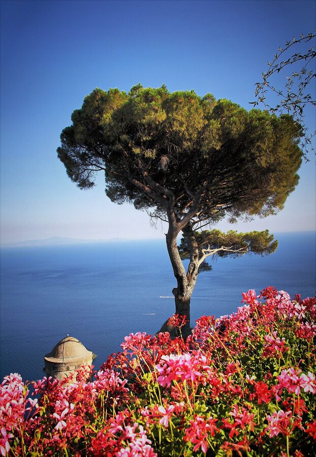 Ravello panoramic view from Villa Cimbrone