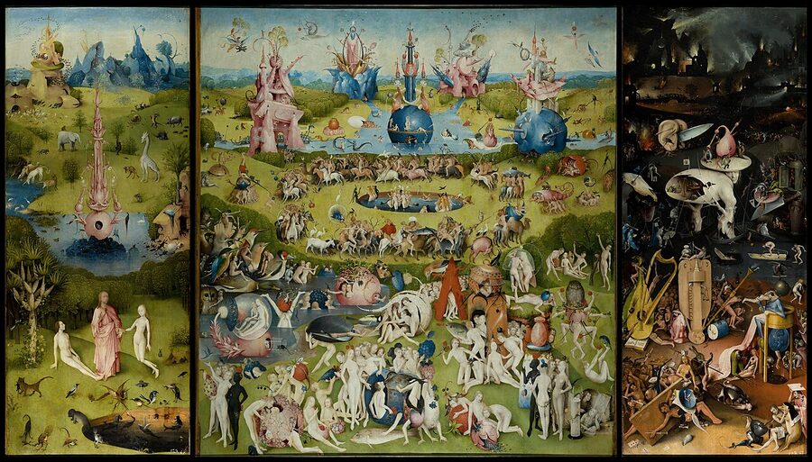 The Garden of Earthly Delights by Bosch at the Prado