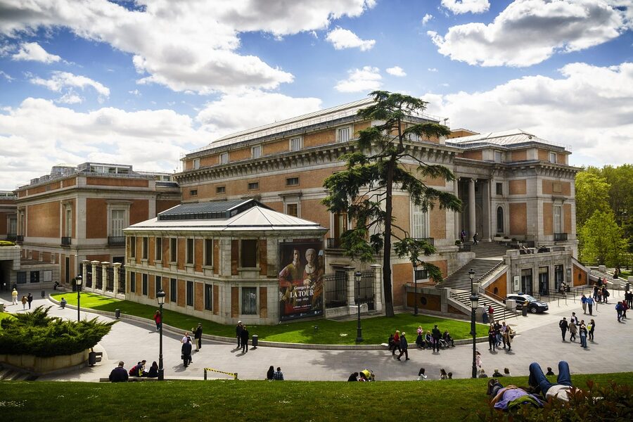 Prado Museum architectural detail in Madrid