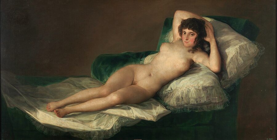 The Naked Maja by Francisco Goya at the Prado