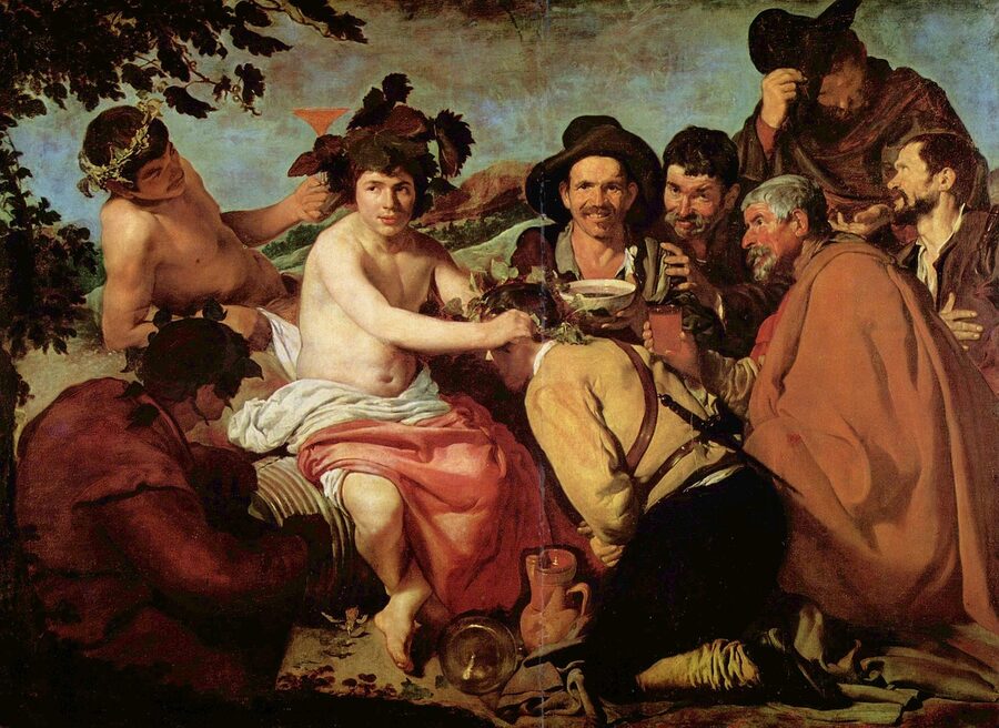 The Triumph of Bacchus by Diego Velazquez at the Prado