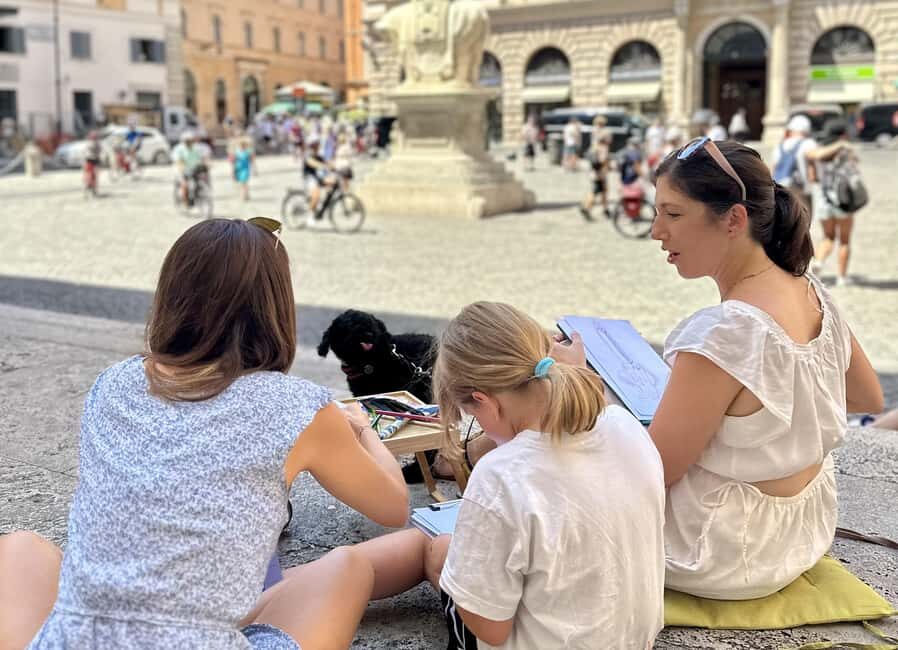 Private Family Scavenger Hunt & Art Lab Tour Rome Landmarks - The Sum Up