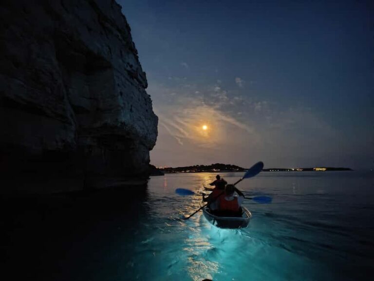 Pula: Istria Cave LED Illuminated Kayak Tour by Night - Equipment and Comfort