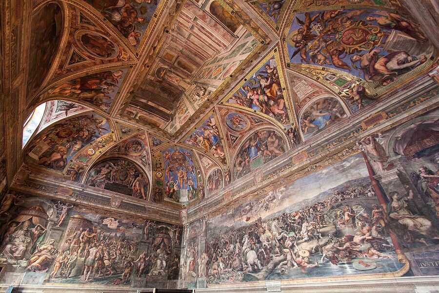 Raphael Rooms Sala di Costantino Vatican Museums