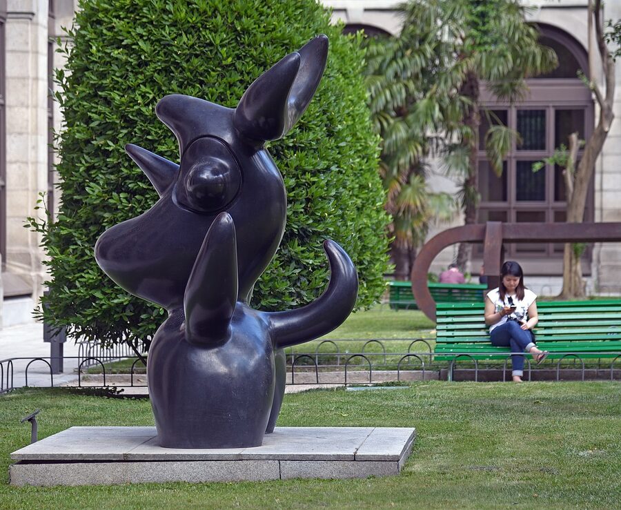 Lunar Bird sculpture by Joan Miró at the Reina Sofía