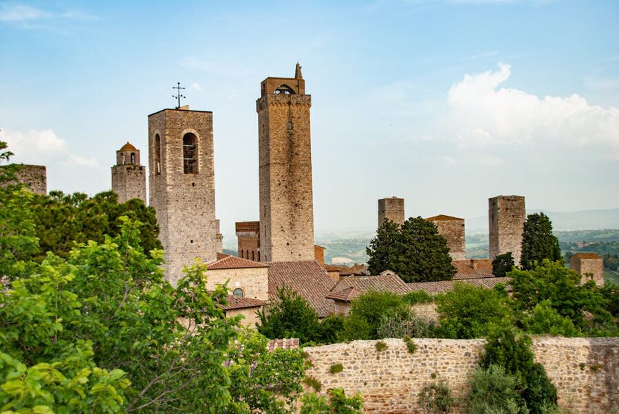 Rocca di Montestaffoli ruins in San Gimignano