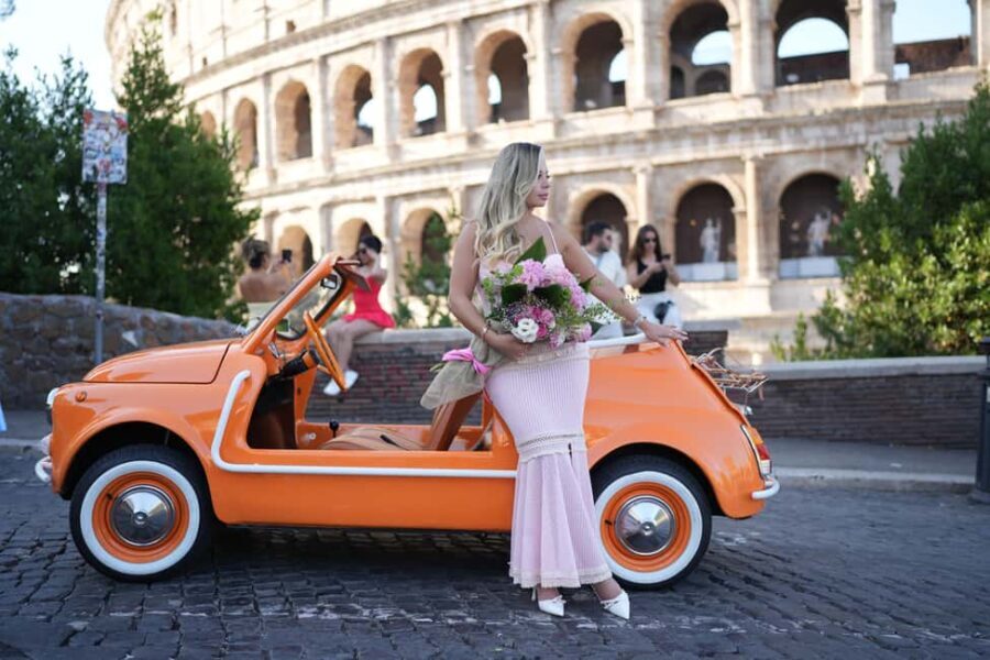 Rome: Fiat 500 Convertible Tour with Photos - Transportation and Group Size