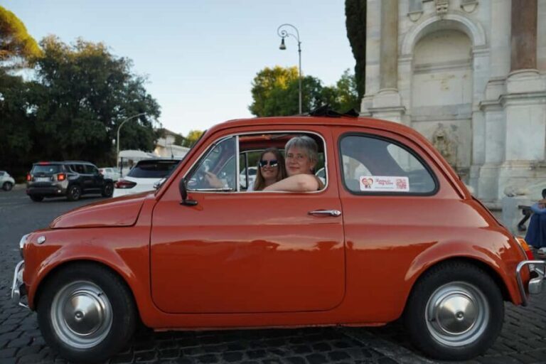 Rome: Photography service with Vintage Fiat 500 Tour - FAQ