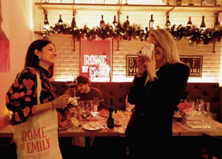 Rome: The Official Emily in Paris Wine & Aperitivo Tasting - The Itinerary in Detail