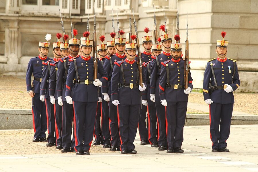 Changing of the Royal Guard at the Royal Palace of Madrid