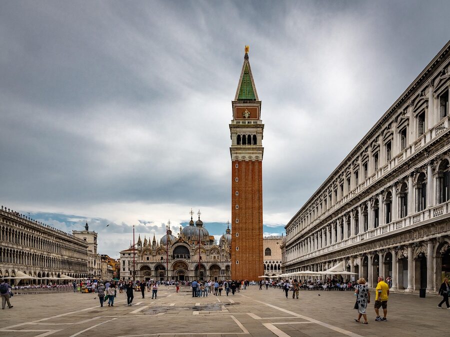 Saint Marks Basilica and Piazza San Marco Italy