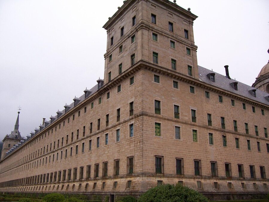 San Lorenzo del Escorial monument from the front