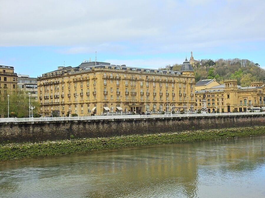 Belle Epoque facade of the Hotel Maria Cristina San Sebastián
