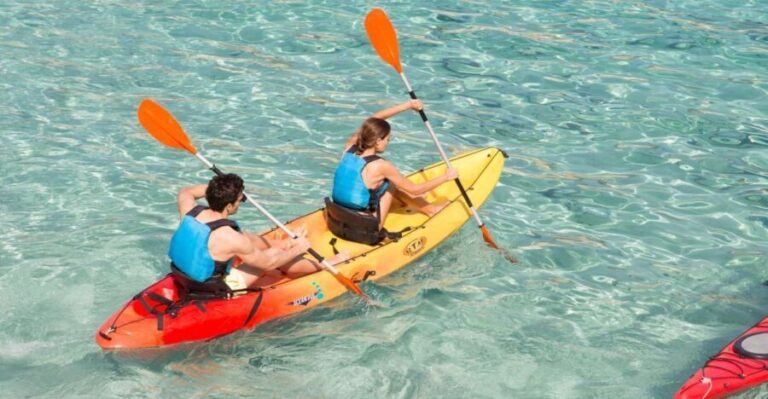 Santorini:explore the black beach by Kayak - What does the Tour Include?
