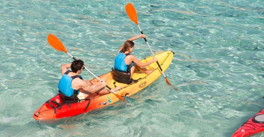 Santorini:explore the black beach by Kayak - What does the Tour Include?