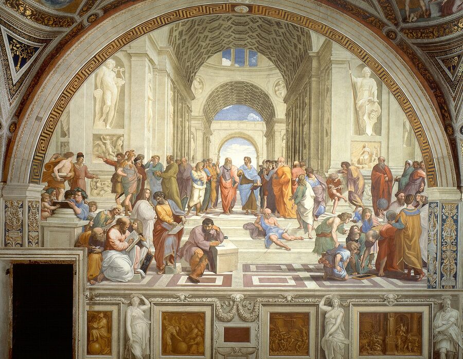 School of Athens Raphael fresco Vatican Museums
