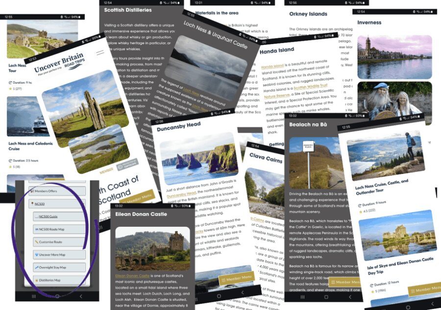 Scotland's North Coast Online Roadtrip Travel Guide - A Deep Dive into the Itinerary and Destinations