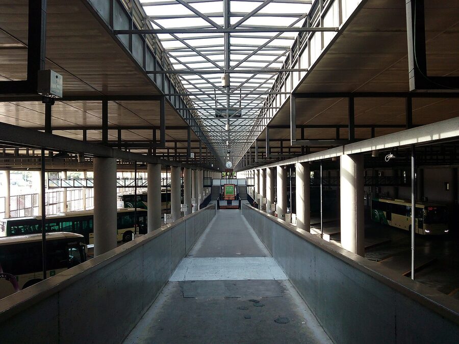 Plaza de Armas bus station Seville exterior