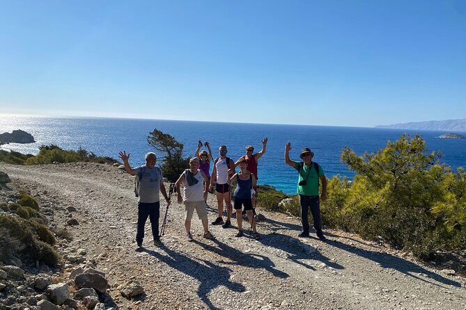Small group hiking between the beach and Kritinia Castle - Detailed Breakdown of the Itinerary